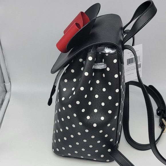 kate spade | Bags | Kate Spade Disney X Minnie Mouse Backpack Black ...